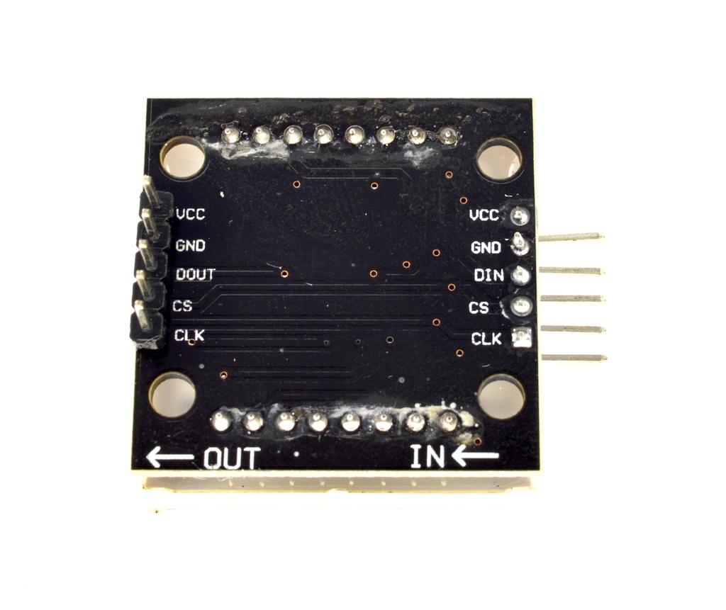 Módulo Display Matriz Led 8x8 Rojo Max7219 Pcb Small Digital Codesign